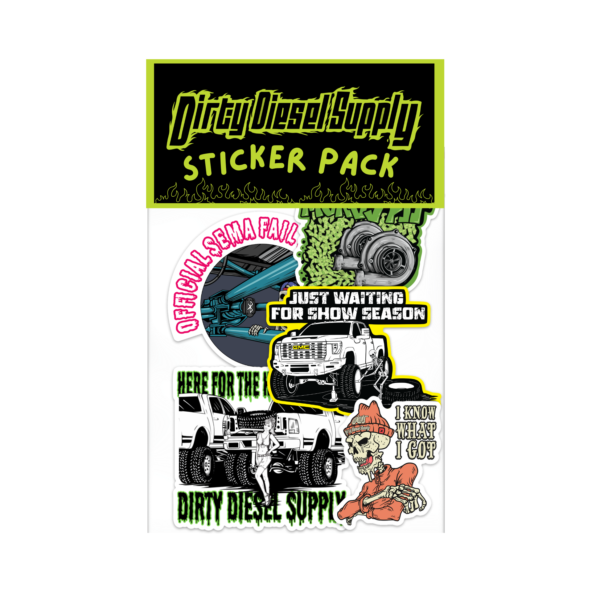 Truck Show Sticker Pack – Dirty Diesel Supply
